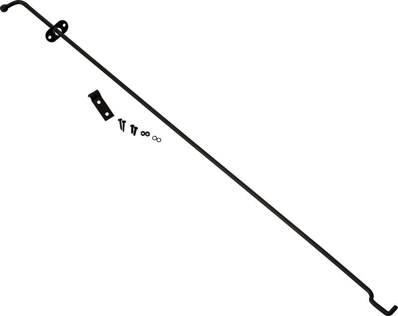 Kentrol 72-86 Jeep Wrangler CJ Hood Prop Rod - Powdercoat Black ...