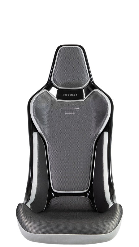 Recaro RCS Ergonomic Seat - Black/Silver Glass Mesh (3 Point Belt ...