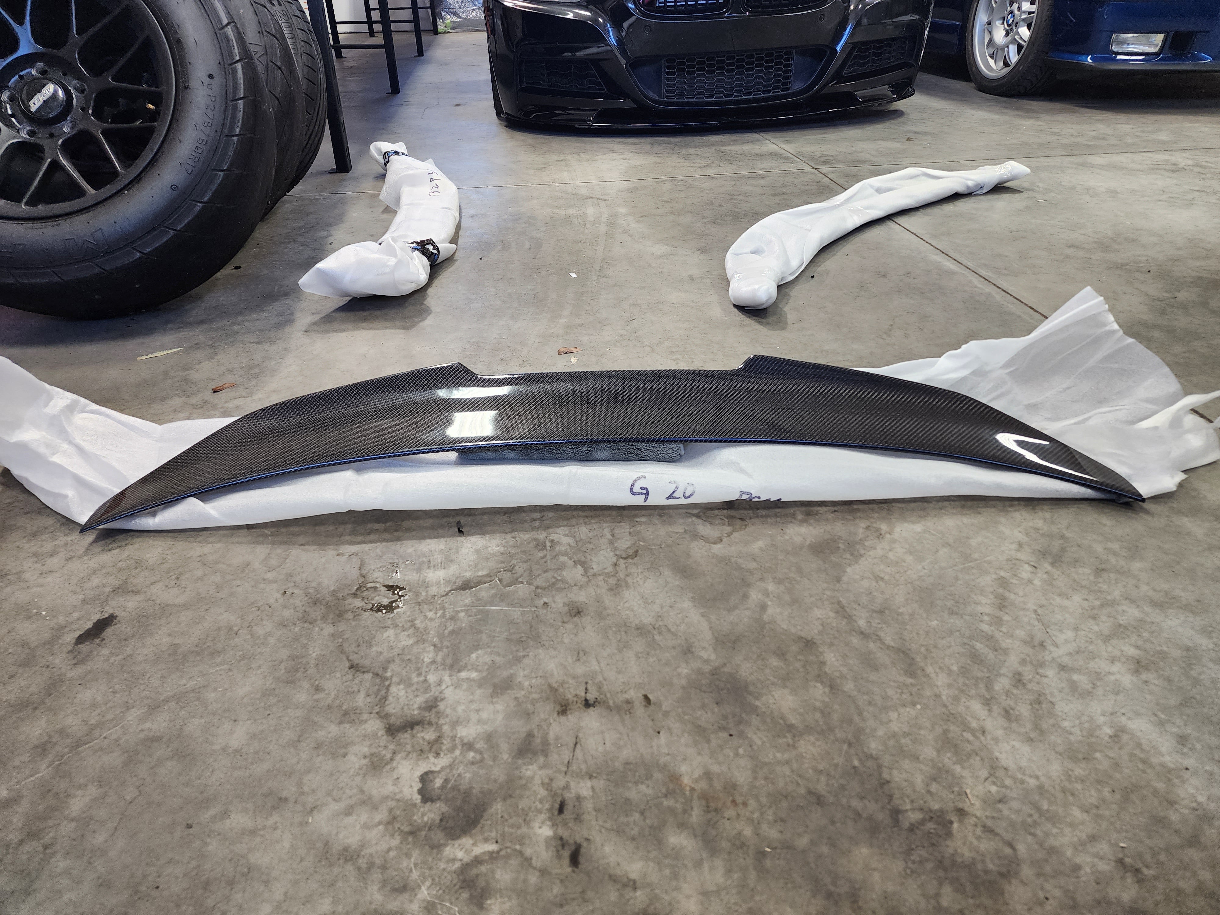 BN Aero High Kick PSM Style Carbon Fiber Spoiler / Wing for G20 G80 ...