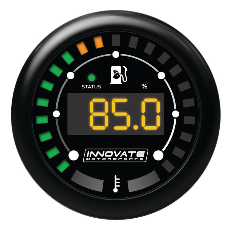 Innovate MTX-D Ethanol Content & Fuel Temp Complete Gauge Kit - Black ...